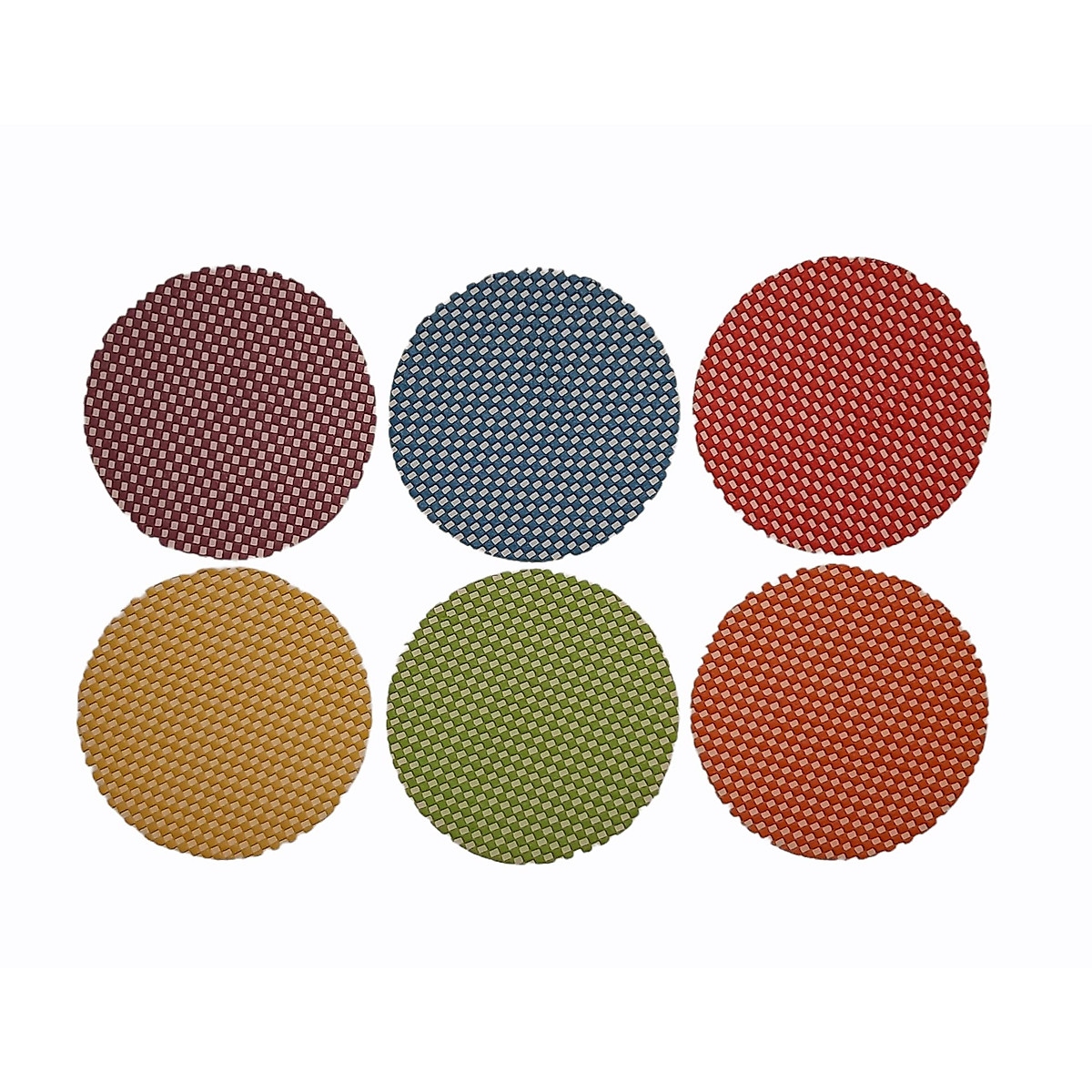 Generic Round Multi-Purpose Jar Gripper Pad Bottle Lid Opener, 6 Piece Set, Colors May Vary, Pads