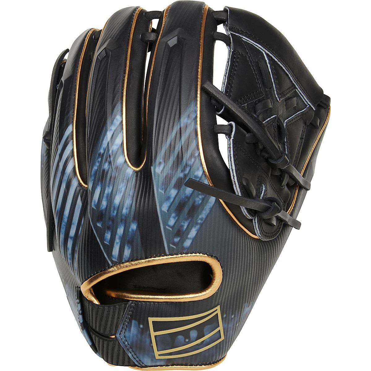 Rawlings | REV1X Baseball Glove | Right Hand Throw | 11.75" - Two-Piece Solid Web | Black