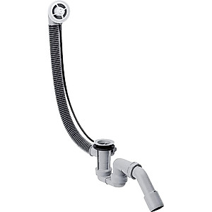 Hansgrohe 58140180 Flexaplus Basic Waste and Overflow Set for Standard Bathtubs, Multicoloured