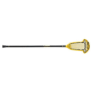 STX Lacrosse Axxis Complete Draw Stick with Crux Mesh Pro Pocket, Yellow