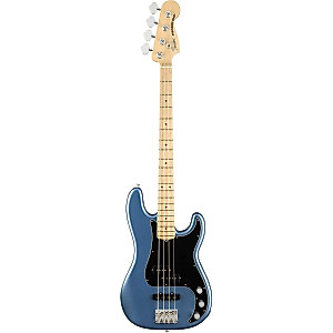 Fender American Performer Precision Bass, Satin Lake Placid Blue, Maple Fingerboard