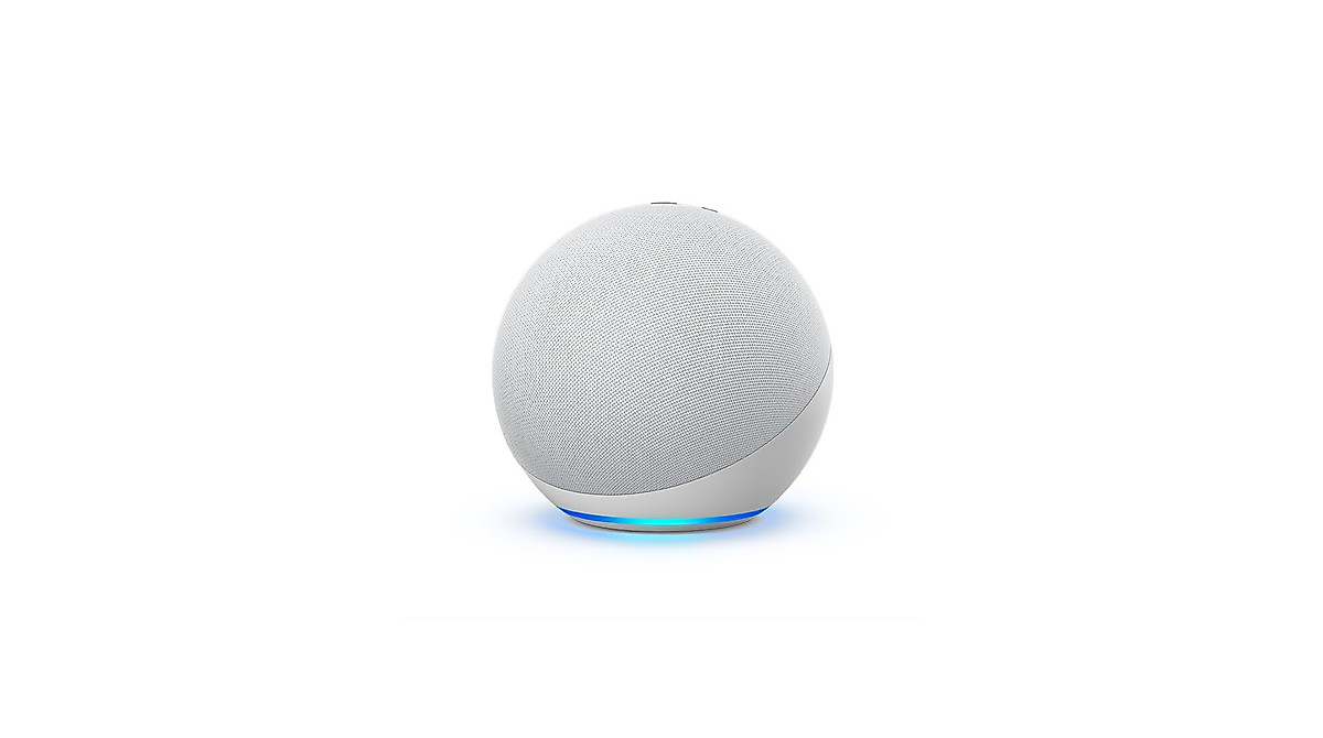 Amazon Echo (4th Gen) Glacier White - Premium Sound & Smart Hub