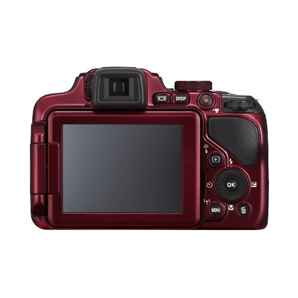 Nikon COOLPIX P600 16.1 MP Wi-Fi CMOS Digital Camera with 60x Zoom NIKKOR Lens and Full HD 1080p Video (Red) (Discontinued by Manufacturer)