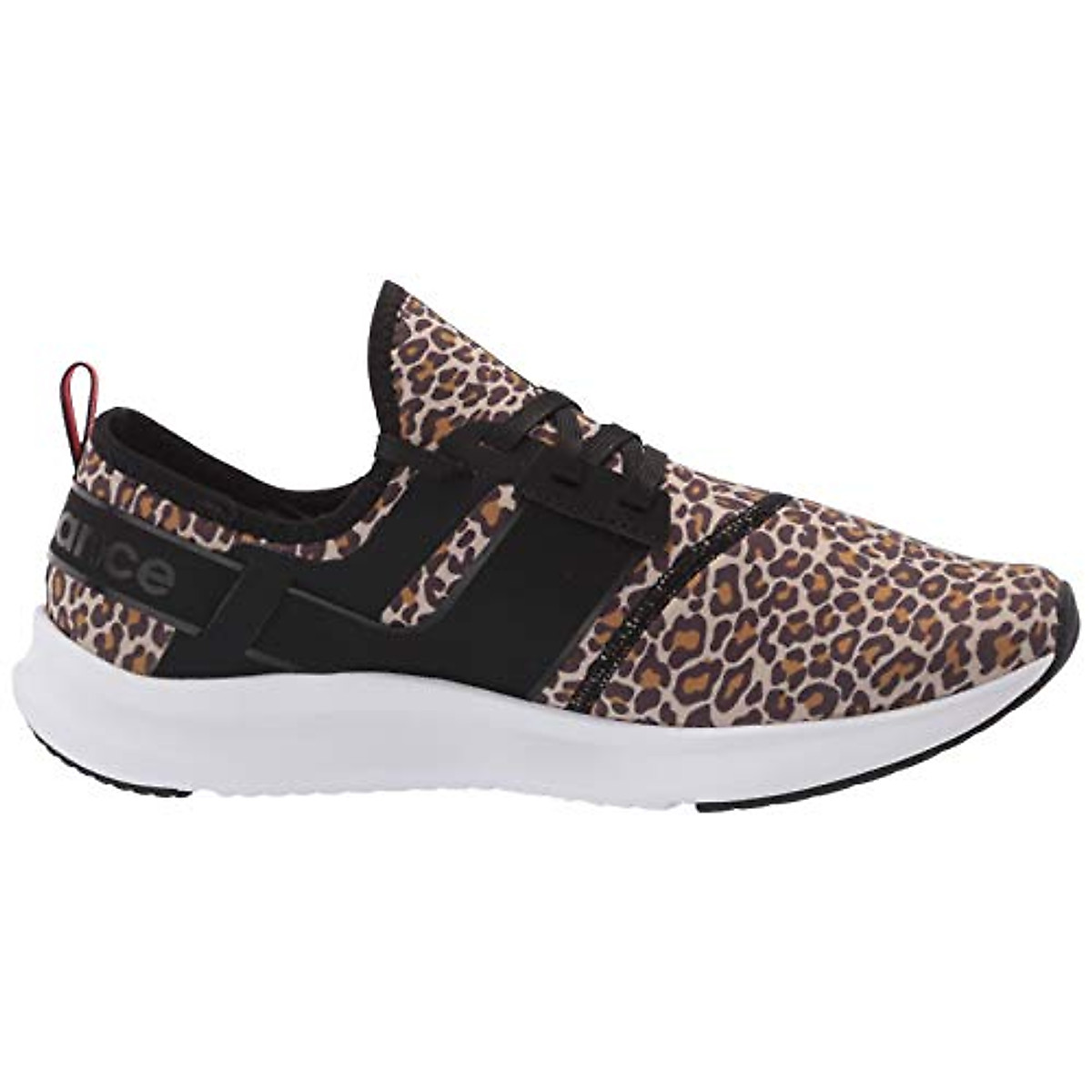 New Balance Women's FuelCore Nergize Sport V1 Sneaker, Leopard/Black, 9
