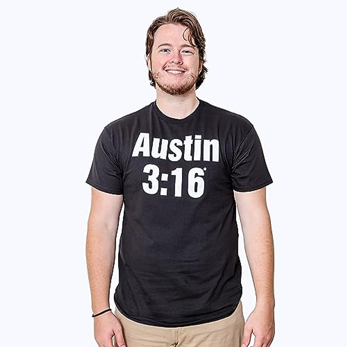WWE Stone Cold Steve Austin 3:16 Wrestling Adult T-Shirt(3XL, 3:16)