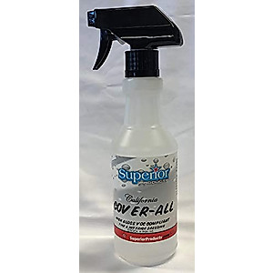 California Cover All by Superior Products- Automotive Tire Shine Spray & Professional Grade -Tire Dressing - High Gloss - Water Repellent & Made in America (16 oz)