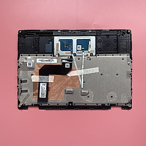 F-HONG ELECTRONIC CO LIMITED New Genuine Replacement for Lenovo Chromebook 100E 2nd Gen MTK Laptop Upper Case Palmrest Keyboard Touchpad Assembly Part 5CB0U26489 5CB0X55485, Black, 11.6 inch