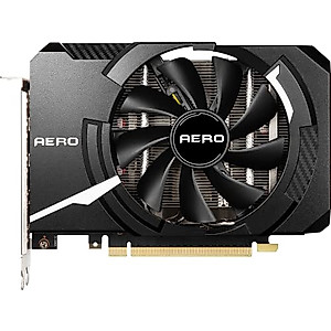 MSI Gaming GeForce RTX 3060 12GB GDRR6 192-Bit HDMI/DP PCIe 4 Single Fan Ampere OC ITX Graphics Card (RTX 3060 AERO ITX 12G OC)