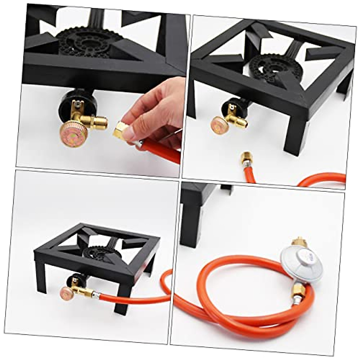 BESPORTBLE Gas Stove Outdoor Gas Burner Gas Bbq Portable Stove Burner 1 Set Single Burner Outdoor Stove Bbq Propane Stove Outdoor Gas Cooker Propane Single Burner Propane Stove Propane Burner