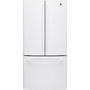 GE GWE19JGLWW French Door Refrigerator
