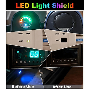 Blackout Tape 1.2 inch x 66 Feet Dark Masking Stickers to Blocking100% of Light, LED Cover Shading Tape for Windows, Electronics, Blinds, Aquarium, Indicator, LCD, Routers, Lamp Strips, Dimming Sheet