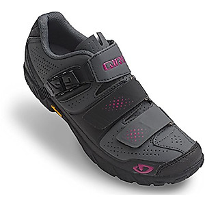 Giro Terradura Womens Mountain Cycling Shoe − 37, Dark Shadow/Berry (2019)