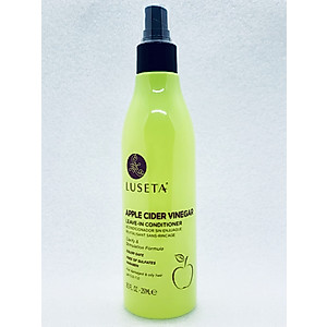 Luseta Apple Cider Vinegar Leave in Conditioner for Clarify & Stimulation- Scalp Cleanser - Removes Buildup, Adds Volume 8.5Fl Oz