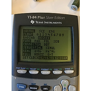 Texas Instruments TI-84 Plus Silver Edition Graphing Calculator - Purple