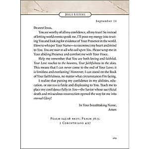 Jesus Listens: Daily Devotional Prayers of Peace, Joy, and Hope (A 365-Day Prayer Book)