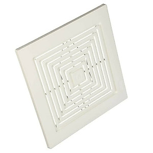 (BL) New 97011723 B Nutone Bath Bathroom Ceiling Fan Grille Grill Cover Plastic White 689-H, 689-J, 689-K fits many other models