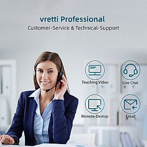 vretti Shipping Label Printer, 4x6 USB Desktop Barcode Label Printer for Small Business & Shipping Packages Compatible with Mac, Windows, Linux, UPS, USPS