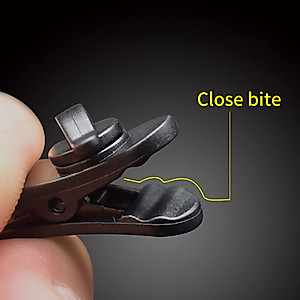 Lapel Microphone Clip on Shirt - Wireless Metal Tie Clips and Mic Plastic Wire Clips for Recording Video