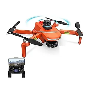 RKSTD 4K Camera GPS RC Drone For Adults, RC Quadcopter, Auto Return, Brushless Motor, Circle Flight, Waypoint Flight, Altitude Hold, Headless Mode, 360° Obstacle Avoidance