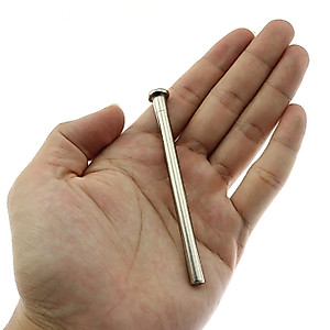 Maxmoral Door Hinge Pin Maxmoral 4pcs 3.5 Inches Hinge Pins for Interior Door Security Replacement, Silver