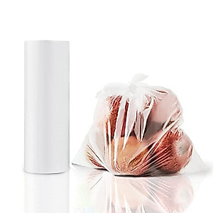 Food Storage Bags, 14”X20” Clear Plastic Produce Bag for Fruits,Green Bag, Keep Fresh Produce Bags, Food Saver Storage for Fruits, Bread,Vegetables and Flowers, Clean Bag, ,Kitchen ,1 Roll 350 Bags