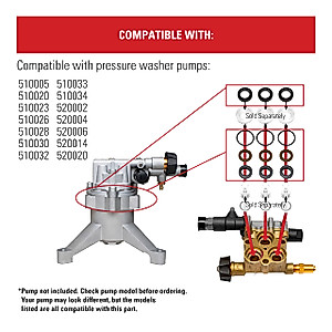 Simpson Cleaning 7106627 Replacement Water Seal Kit for Pressure Washer Pumps, Black