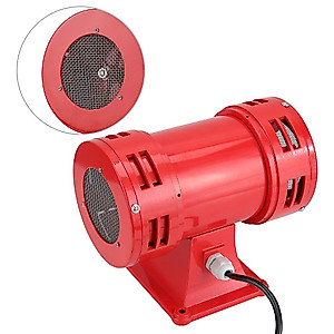 Tweeter Alarm Horn Buzzer Siren, 150DB Industry Security Electric Motor Driven Siren Continuous Alarm Horn Buzzer(220-240V)