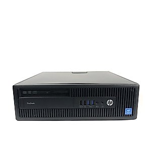 HP ProDesk 600 G2 Desktop SFF Pentium G4400 3.3GHZ 4GB 500GB Win 10 Pro (Renewed)