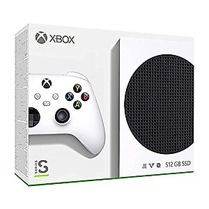 Microsoft Xbox Series S 512GB Game All-Digital Console + 1 Xbox Wireless1 Controller, White - 1440p Gaming Resolution, 4K Streaming Media Playback, WiFi (Renewed)