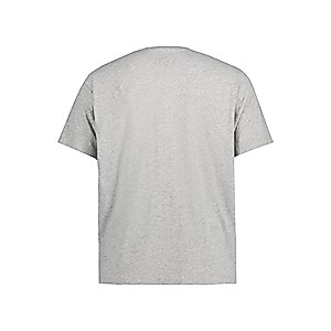 JP 1880 Menswear Big & Tall Plus Size L-8XL Wonderful Time Print Tee Gray Melange XXXXXX-Large 808869123