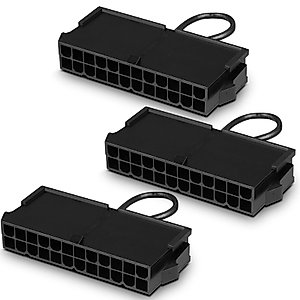 3pcs 24-Pin ATX Power Supply Jumper Bridge Connector PSU Tester