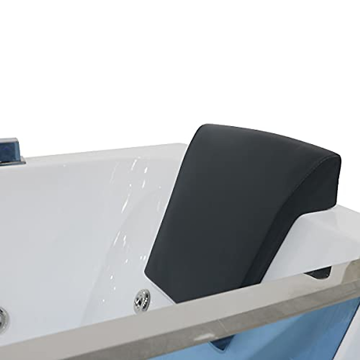 DECORAPORT 68 Inch 1 Person Whirlpool Air Bubble Infusion Hydro-massage Bathtub with Control Panel,Air jets with Light (D-DK-Q408)