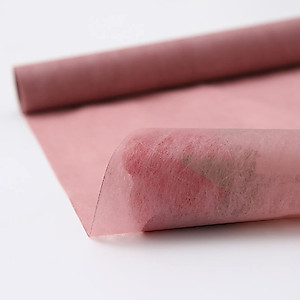 Korean Cotton Wrapping Flower Paper Non-Woven Floral Wrapping Paper 10 Sheets Florist Supplies Waterproof Flower Bouquet Wrapping Paper Floral Supplies for Fresh Flowers, 23.6x23.6 Inch (Khaki)