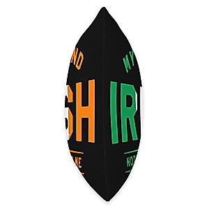 St. Patrick's Day Gifts Saint Patrick Wife My Husband is Irish Nothing Scares Me St. Patrick's Day Throw Pillow, 16x16, Multicolor