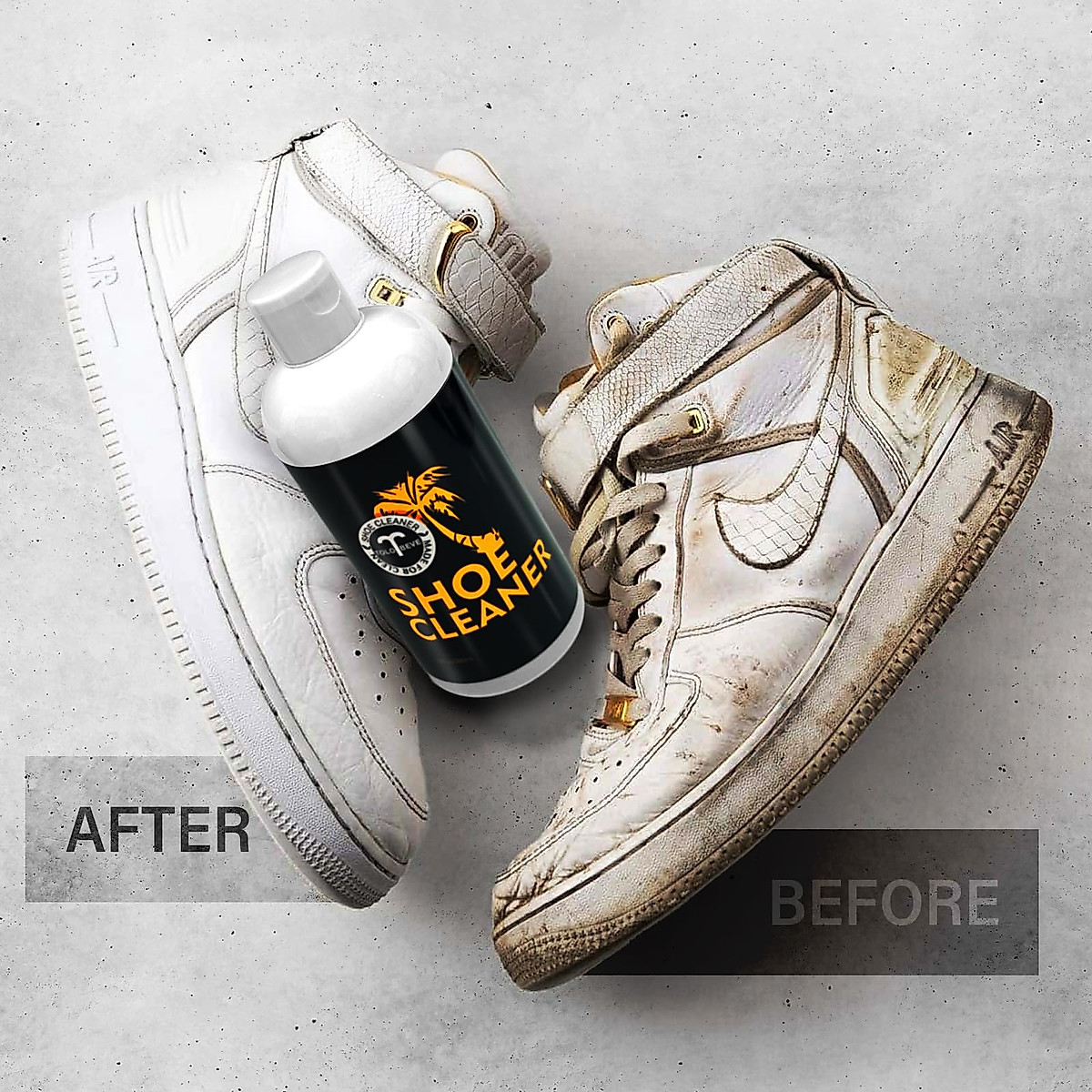 Tolobeve 12Oz Shoe Cleaner Kit, White Shoe Cleaner Sneakers Kit, Sneaker Cleaning Kit, Shoe Cleaning Kit for White Shoes,Suede Shoe,Tennis Shoe,Leather,Canvas