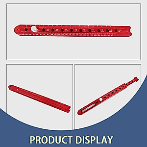Heavy fog mountain Fixed-point Marking Gauge Woodworking Compass Scribe Metric/British Adjustable Drawing Circle Ruler Precision Drawing Supplies Measurement Tools
