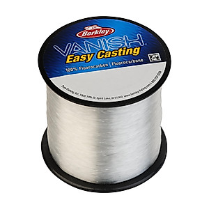 Berkley Vanish®, Clear, 40lb | 18.1kg, 350yd | 320m Fluorocarbon Fishing Line, Suitable for Saltwater and Freshwater Environments