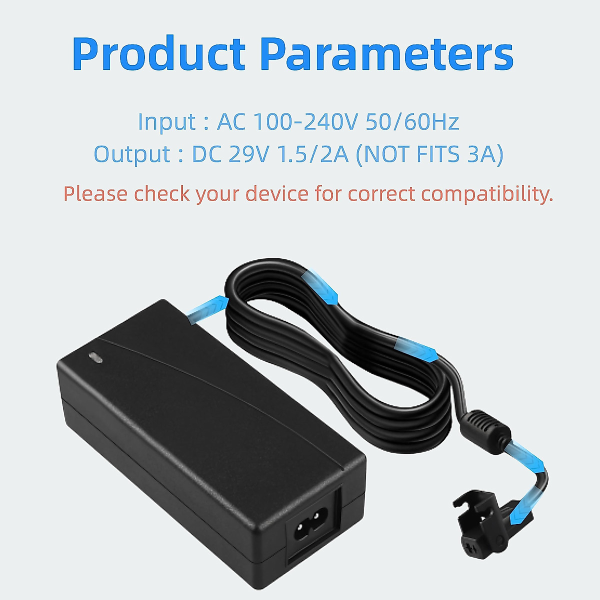 BXIZXD 11.5FT Recliner Power Supply and 6.6 Feet Extension Power Cord