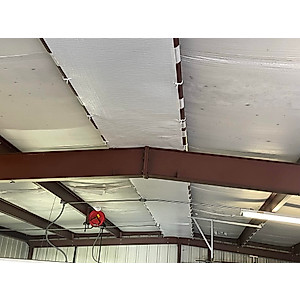 BlueTex Insulationㅤ 6" Wide x 180' Long White Vapor Barrier Seam Tape - 1 Roll Waterproofing and Great for Crawlspaces, Insulation Repair, Underlayment Seams, Metal Building Insulation Seams