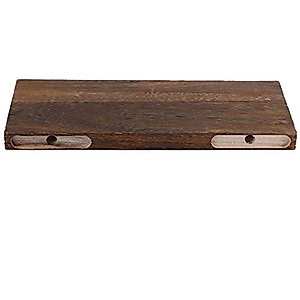 Floating Shelves, Retro Floating Wall Mounted Storage Shelves Floating Shelf Modern Storage Rack Display Decorative Organizer Hanging Bookshelf Shelves for Bathroom Home Living Room(30*14*2cm)