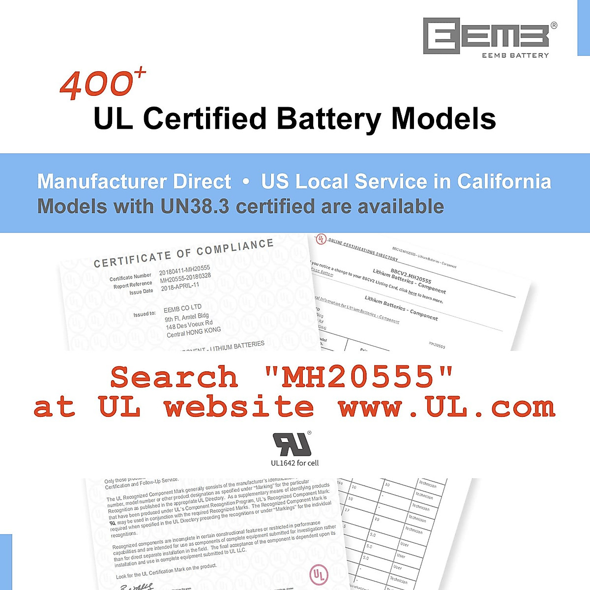 EEMB 4Pack ER26500 C Size 3.6V Lithium Battery High Capacity Li-SOCL₂ Non-Rechargeable Battery LS26500 SB-C01 TL-2200 for Automobile tire Pressure Monitor,Smart Card,Electricity Meter,Wireless Tools