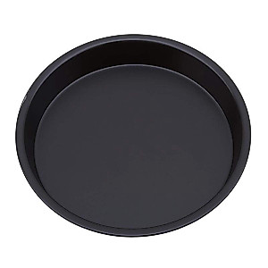 Stainless Steel Round Pizza Pan,Carbon Steel Non-Stick Oven Pizza Plate Pan Bakeware Tray Mold Deep Dish Pizza Pan(8inch)