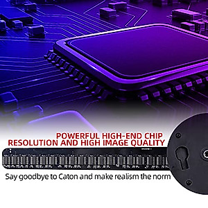 CACACOL 3D Circle App Hologram Advertising Fan 224 Lights 16.5" Wi-Fi Holographic LED Fan Creative Advertising Design Store Sign