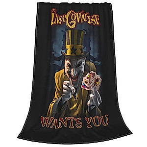 Insane Hip Clown Hop Posse Throw Blankets Flannel Blanket Lightweight Throw Blanket for Couch Bed Soft Warm Cozy 80"x60"