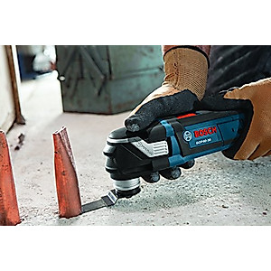BOSCH Power Tools Oscillating Saw - GOP40-30C â€“ StarlockPlus 4.0 Amp Oscillating MultiTool Kit Oscillating Tool Kit Has No-touch Blade-Change System, 32 Accessories and Case