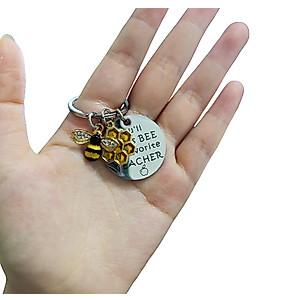 ChillOutPal Teacher Appreciation Gifts - 3Pc Teacher Keychain Set Perfect Christmas and Valentines Day Gifts for Teachers