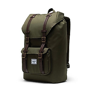 Herschel Supply Co. Little America Mid-Volume Ivy Green/Chicory Coffee 1 One Size