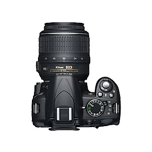 Nikon D3100 14.2MP DSLR Camera with AF-S DX 18-55mm f/3.5-5.6 VR Zoom Lens - (Black) (Discontinued) (Renewed)