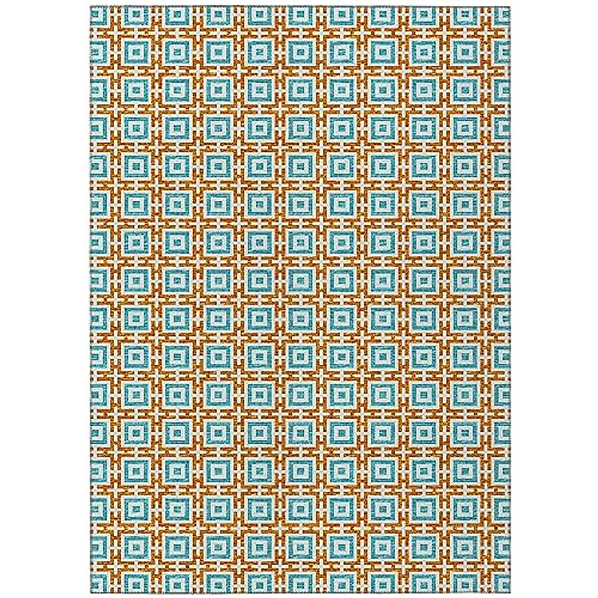 Dalyn Rugs Indoor/Outdoor Marlo MO1 Orange Washable 8' x 10'