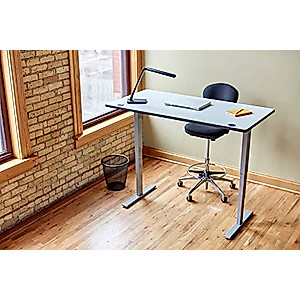 Safco Products 1001BL Vamp LED Modern ABS Desk Lamp with USB Port and Dimmer Switch, Black